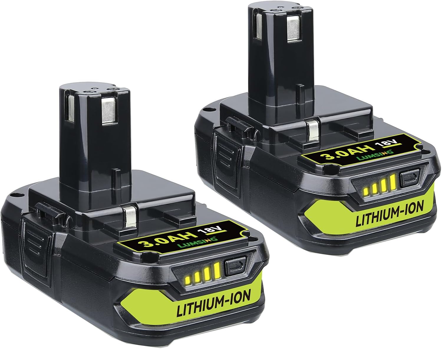 Amazon.com: LUMSING P102 3.0Ah Replacement for Ryobi 18 Volt Battery ...
