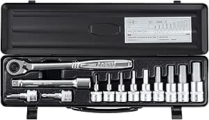 Amazon.co.jp: Tone Hexagon Socket Wrench Set, 400 MBK, 0.5 inch (12.7 mm) Drive Angle (1/2 inch ...