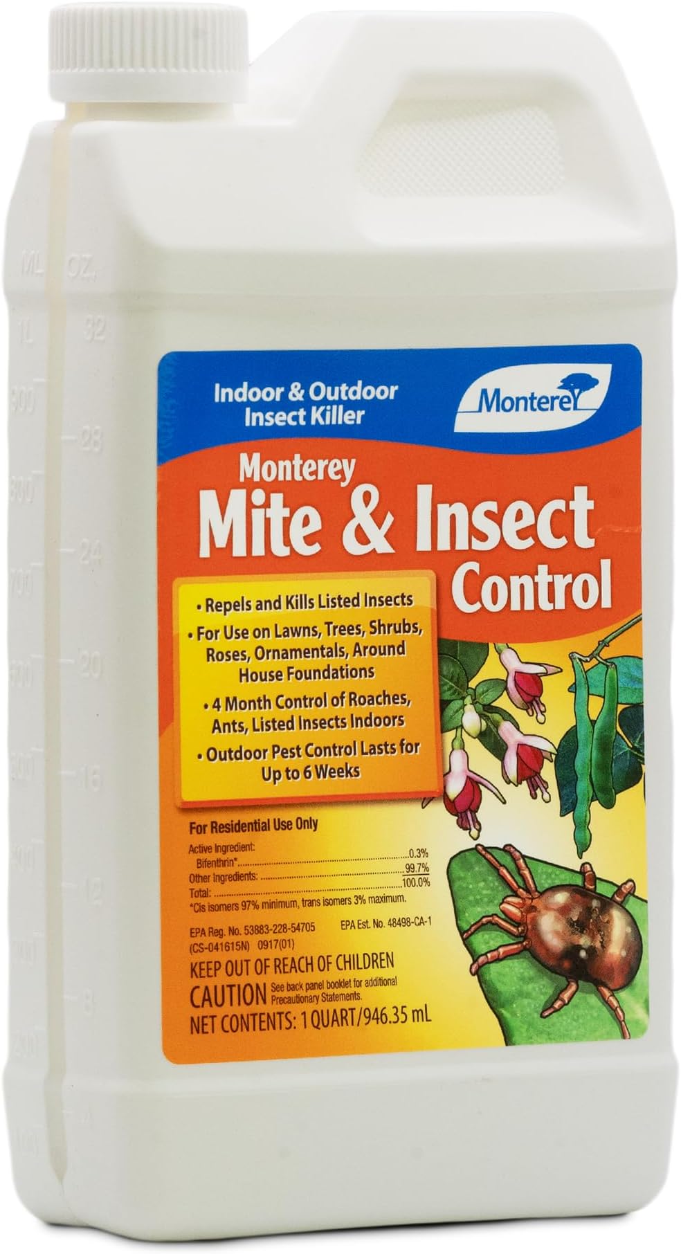 Amazon.com: Monterey 32oz Mite & Insect Control : Patio, Lawn & Garden