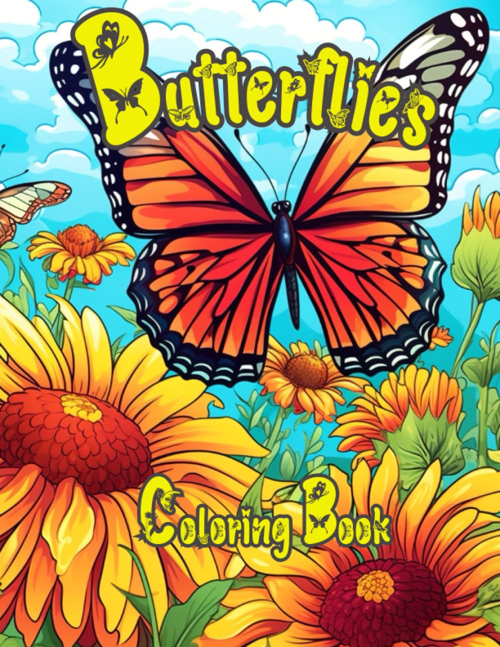 Amazon.com: Butterflies Coloring Book: 9798850261832: Learning ...