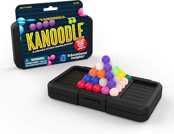 Amazon.com: Educational Insights Kanoodle 3-D Brain Teaser Puzzle Game ...