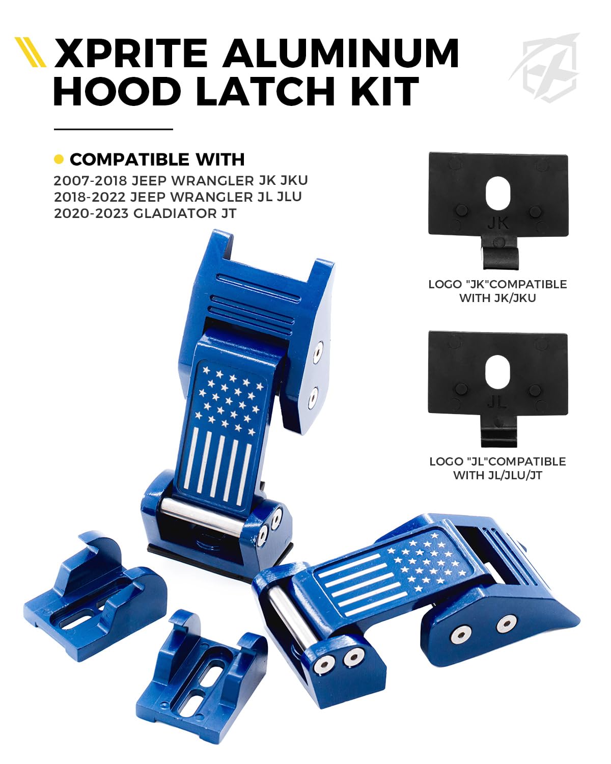 Snapklik.com : Xprite Aluminum Hood Latches