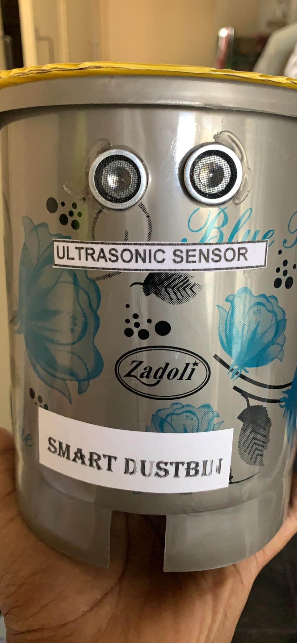 Vigyanics Ultrasonic Smart Dustbin Project - School College Project ...