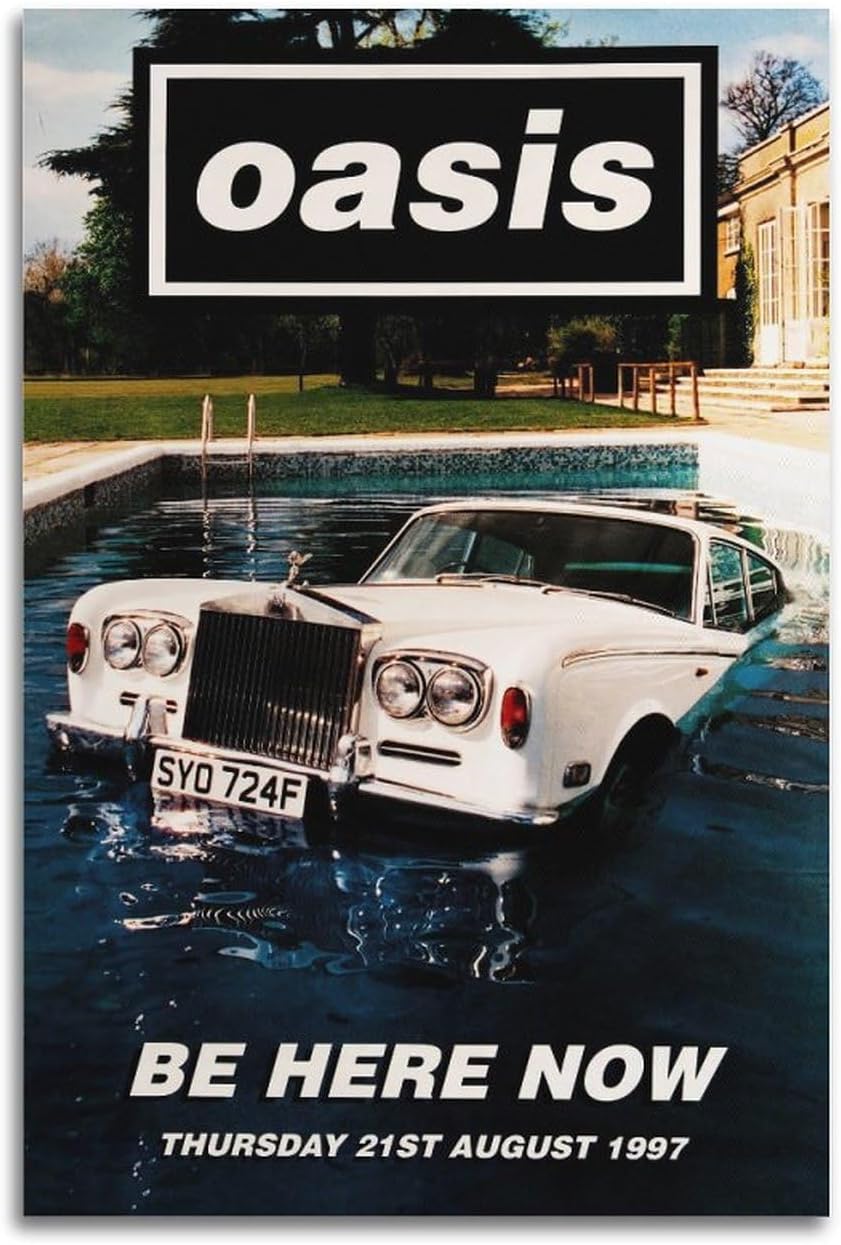 Amazon.com: ZHAOYZZY Oasis Band Poster Poster Decorative Painting ...