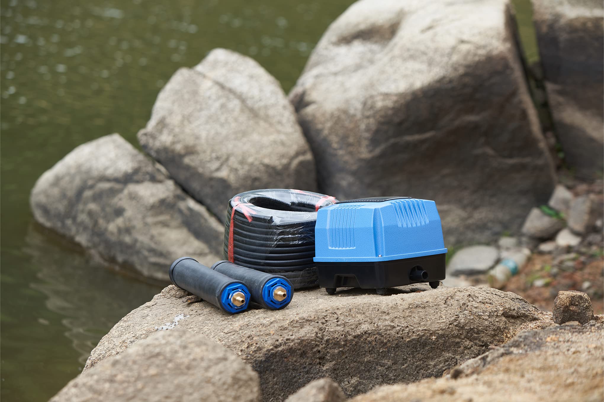 HQUA SWA20 110W Pond Water Garden Septic Aerator Kit, Aeration System ...