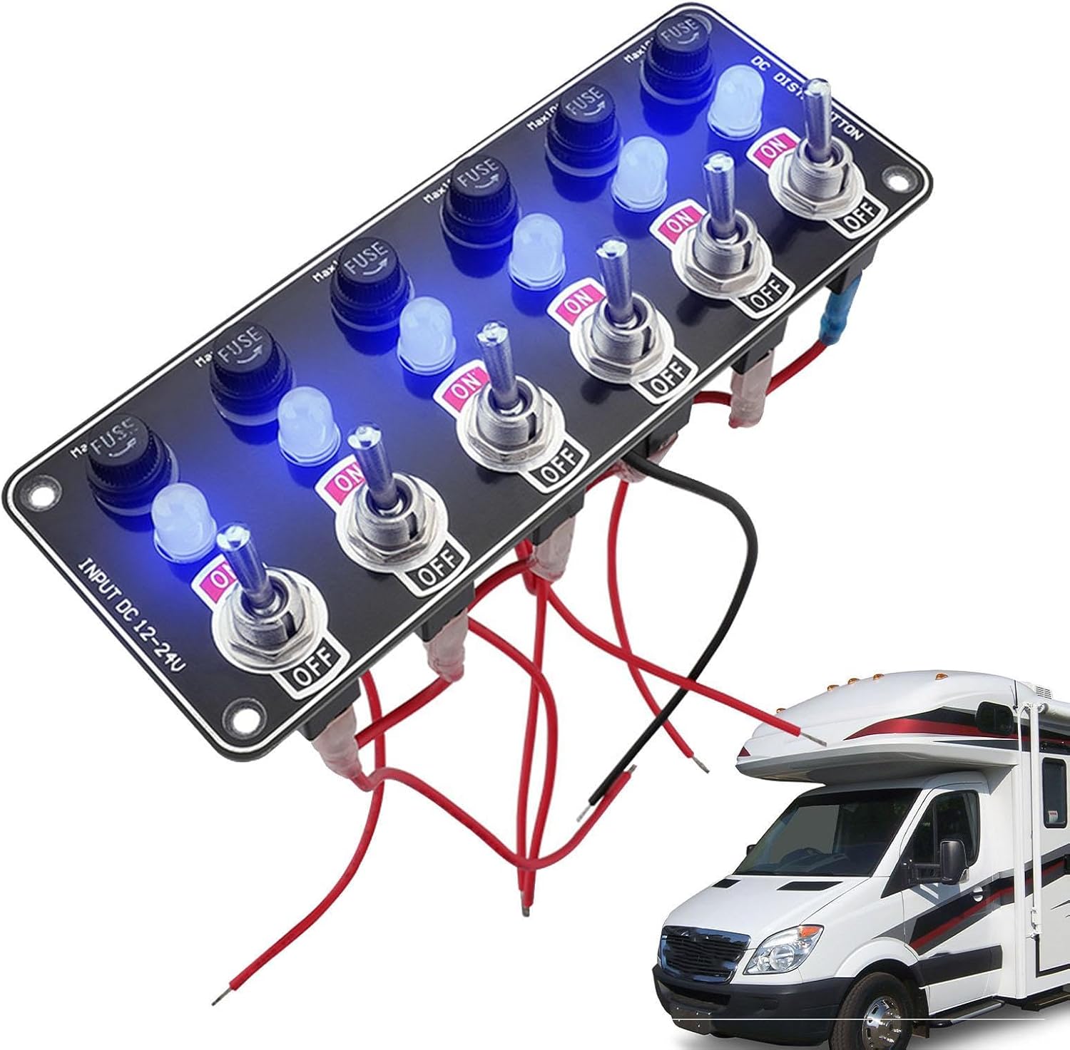 Amazon.com: Kumprohu Button Start Panel - Start Panel Ignition Panel ...