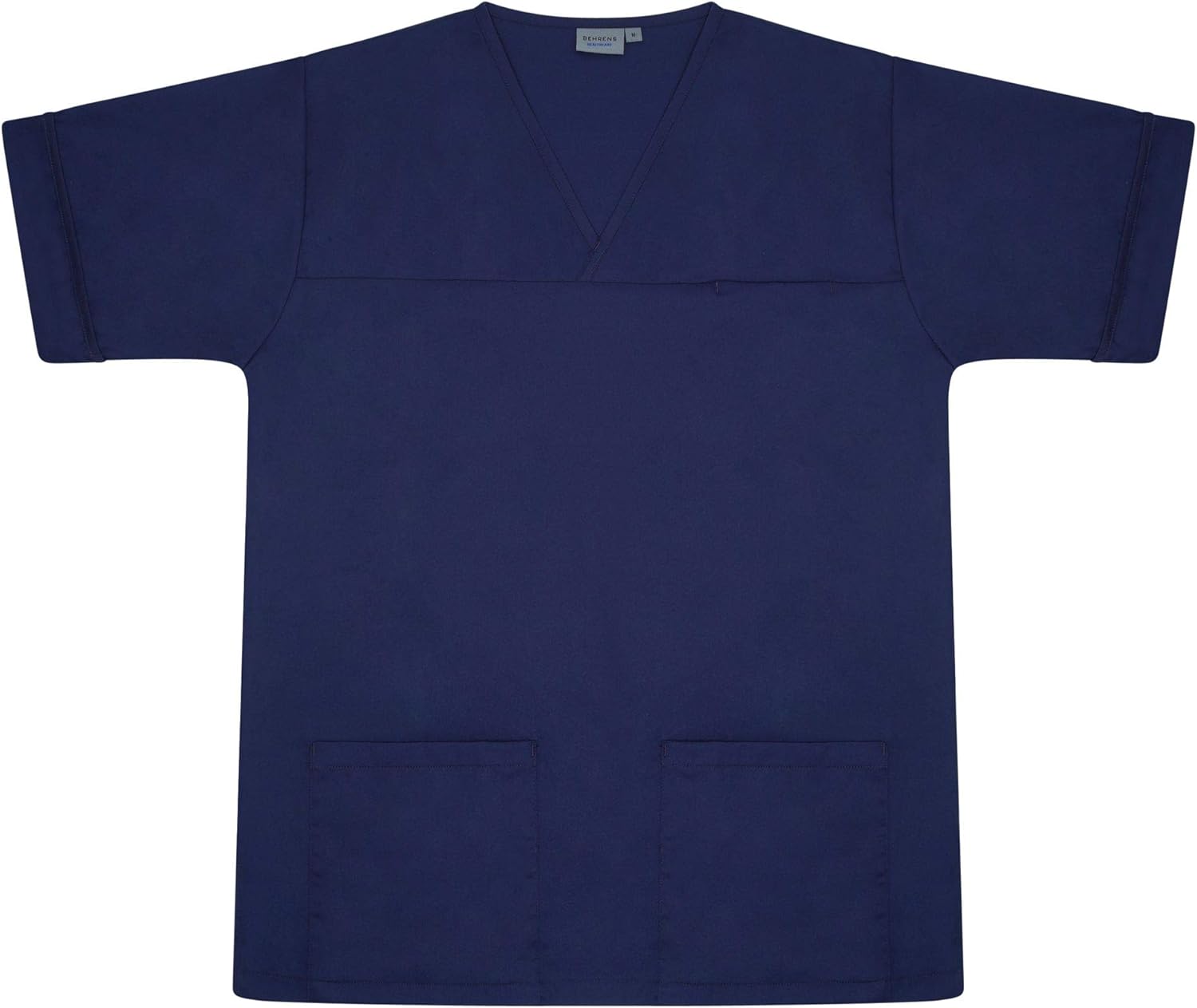 Behrens Unisex Healthcare Uniform Scrub Tunic Plain Navy 3XL : Amazon ...