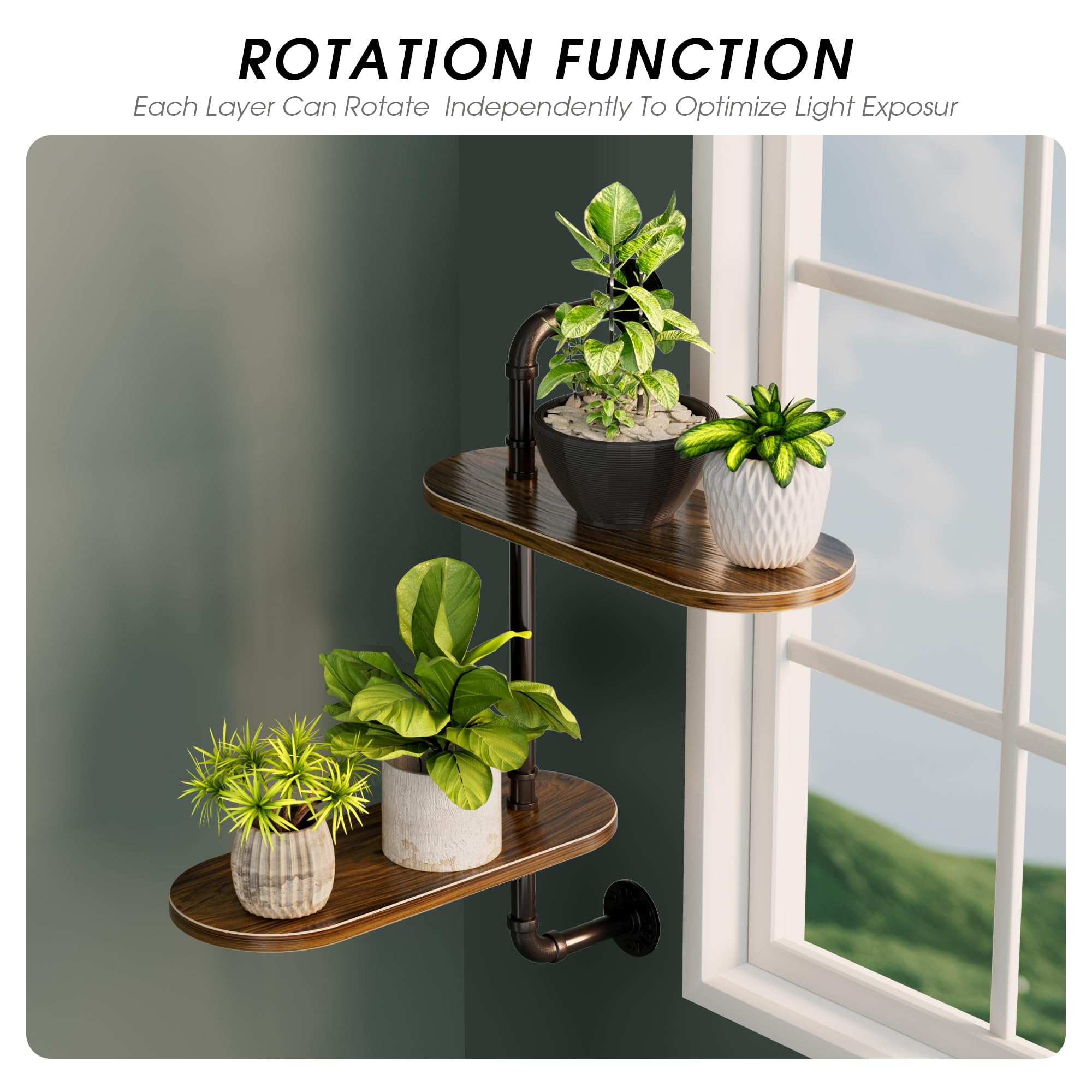 Swivel Shelves For Plants