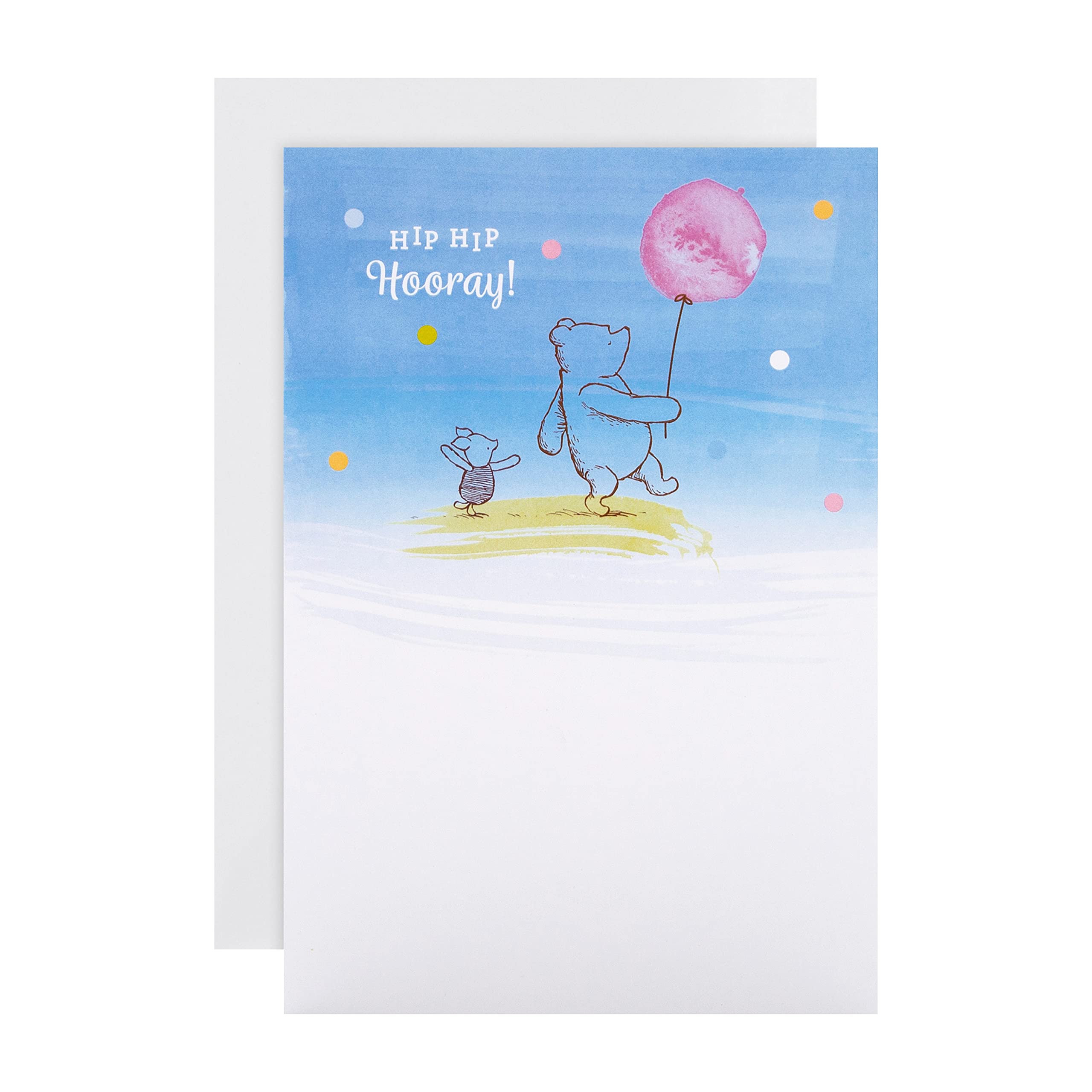 Hallmark Disney Winnie the Pooh Congratulations Card : Amazon.co.uk ...