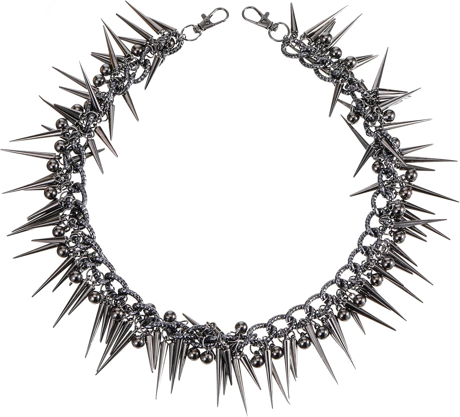 Amazon.com: Rivet Layered Pants Chain, Punk Gothic Spike Jean Belt ...