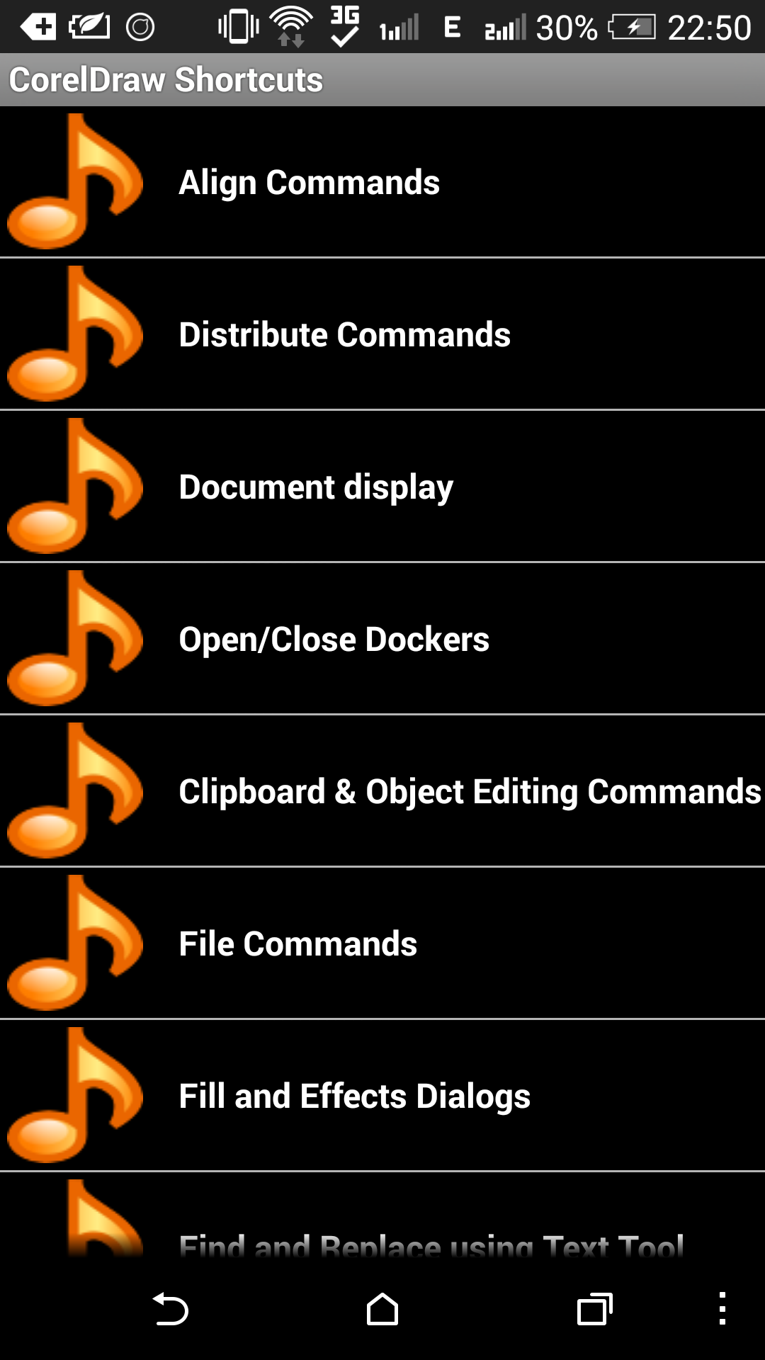 CorelDraw Keyboard Shortcuts - App on the Amazon Appstore