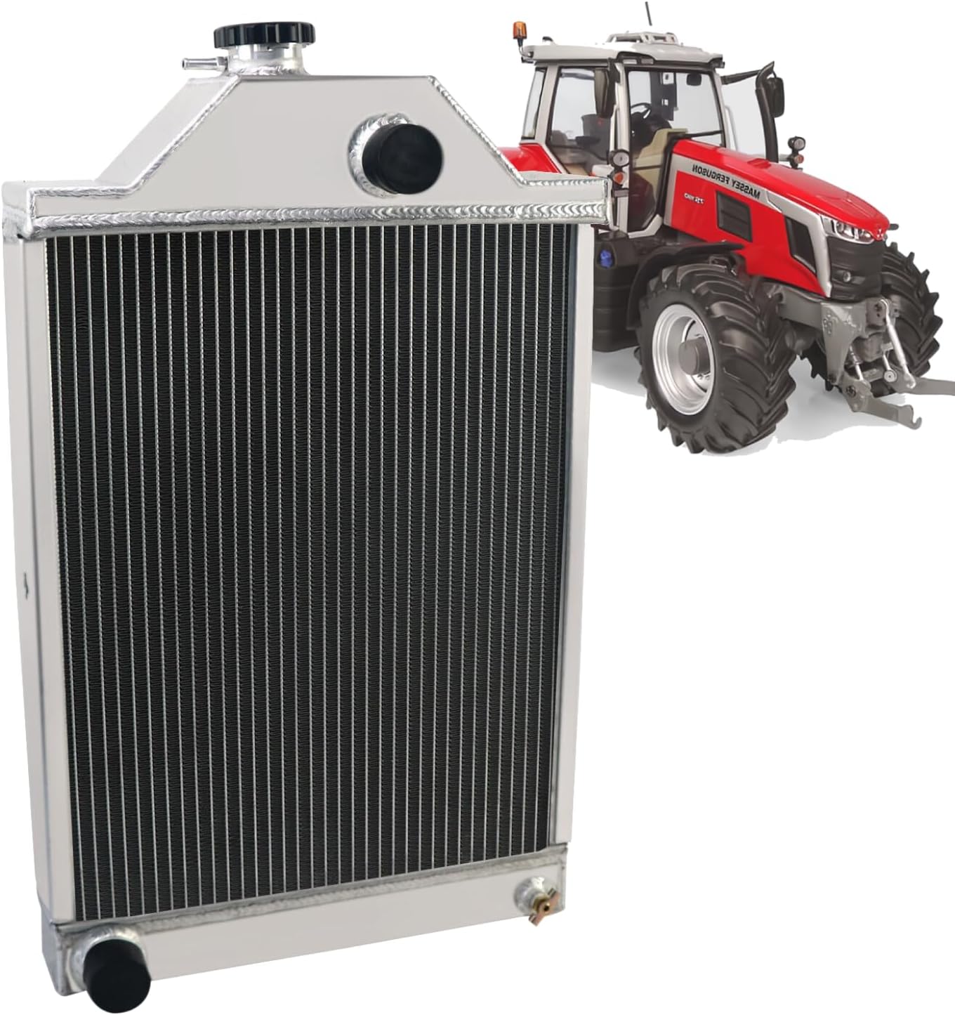 Amazon.com: ReadyCool Aluminum Tractor Radiator for Massey Ferguson 30 ...