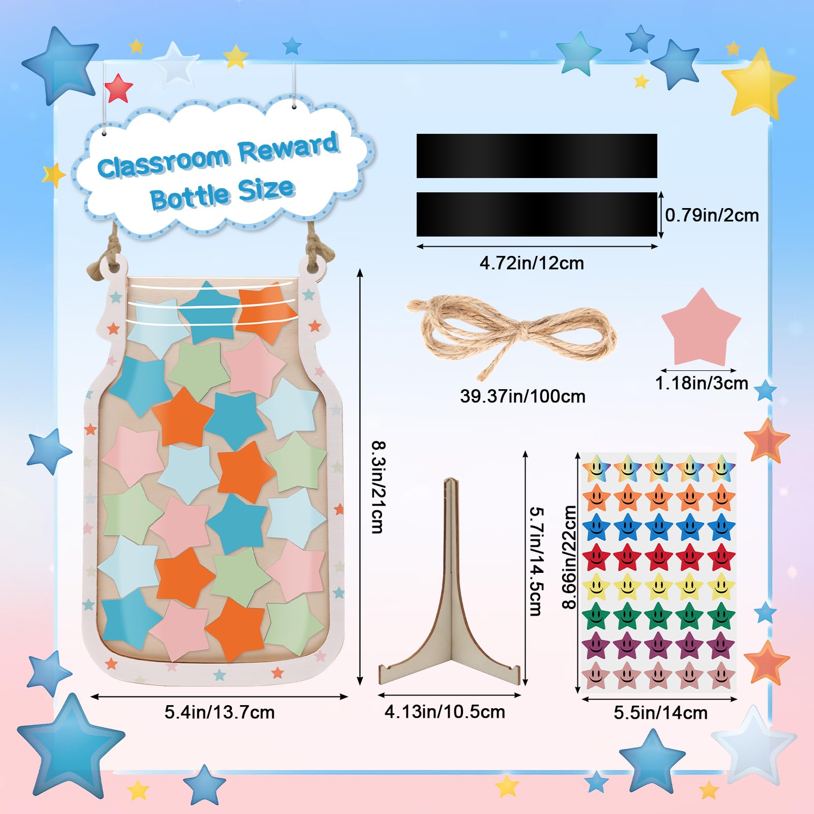 Snapklik.com : Magnetic Incentive Jar For Classroom Board Personalized ...