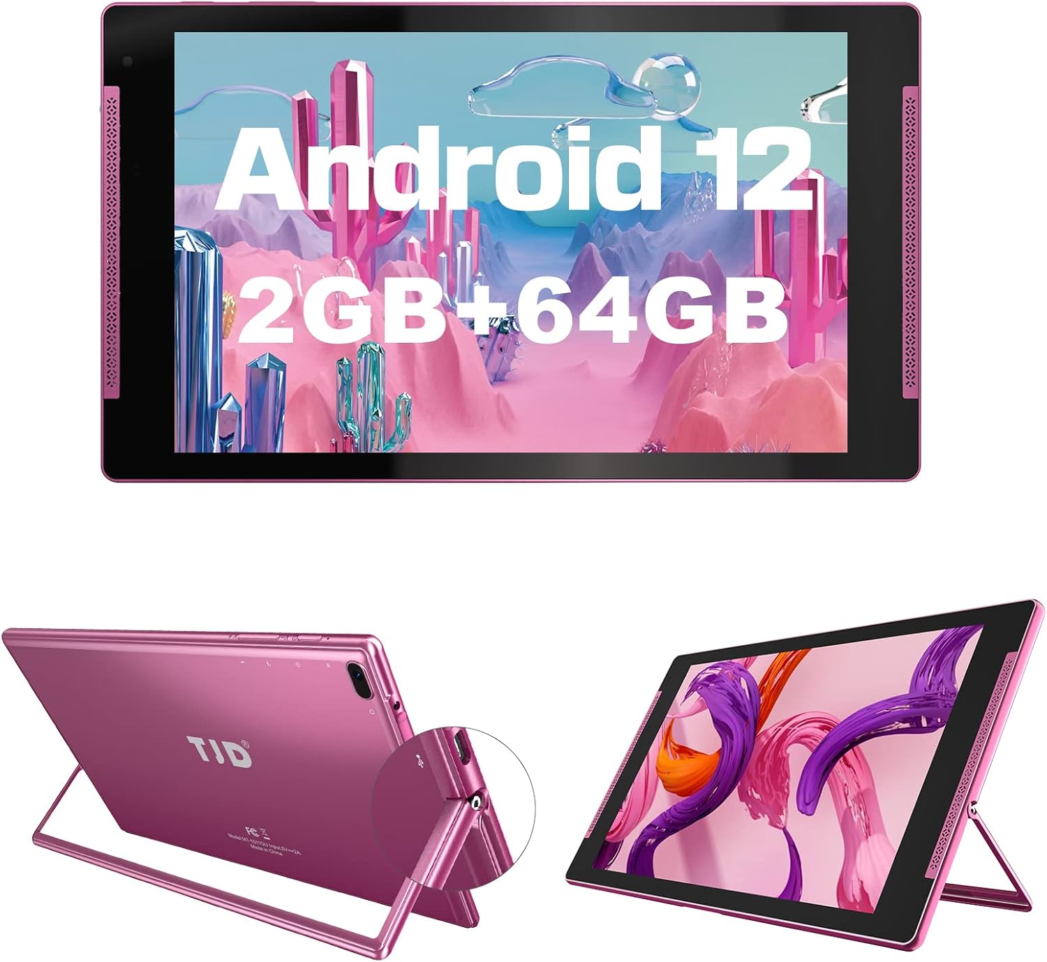 Amazon.co.jp: 10.1" Tablet, TJD Android Tablet, 2GB RAM 64GB ROM (512GB ...