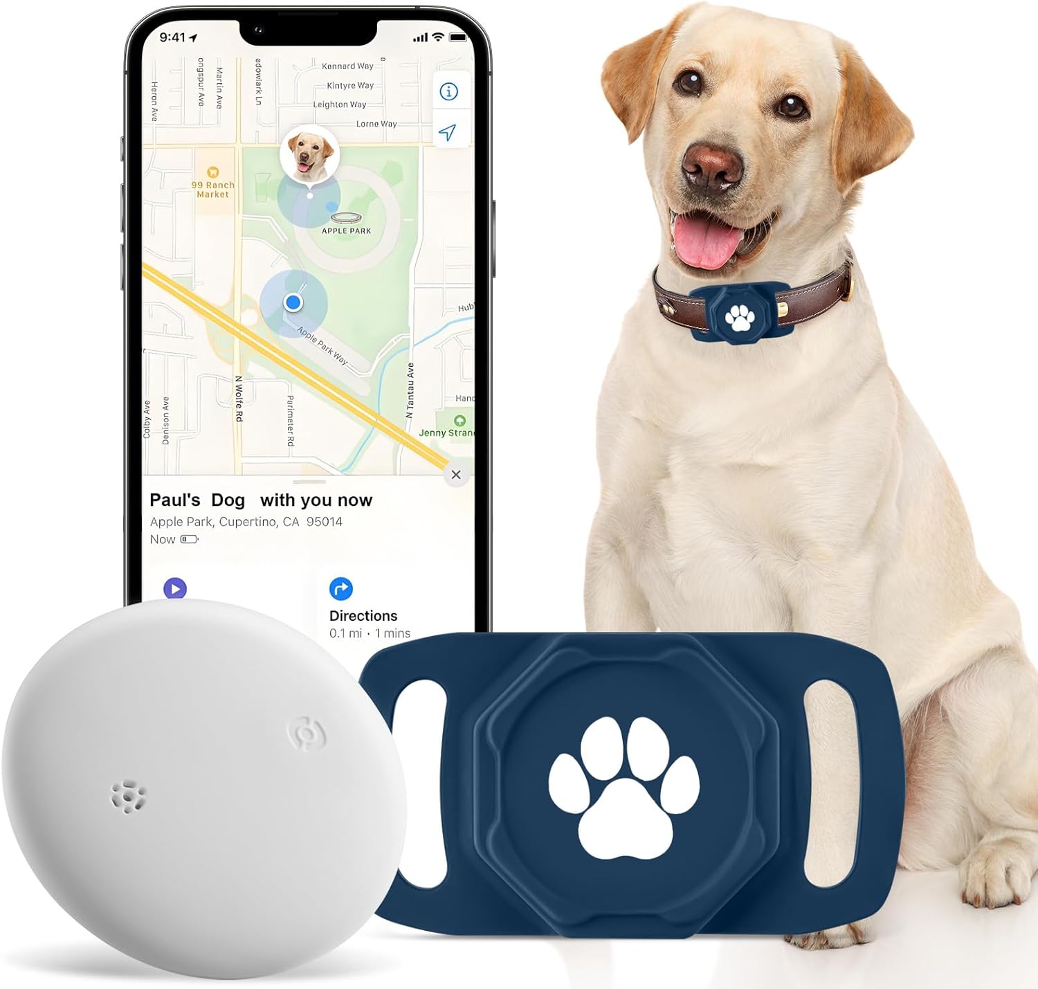Amazon.com: Smart Pet Tracker for Collar - Dog Trackers Pet Location ...