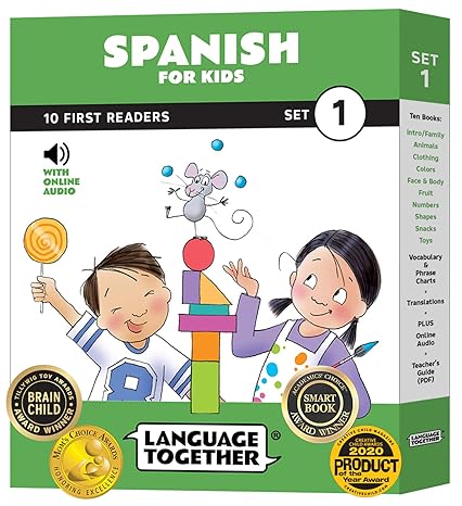 Spanish for Kids: First 10 Readers Book Pack with Online Audio ...