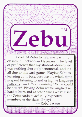 Zebu: The Hypnotic Language Card Game: Anue, Robert: 9781555520465 ...