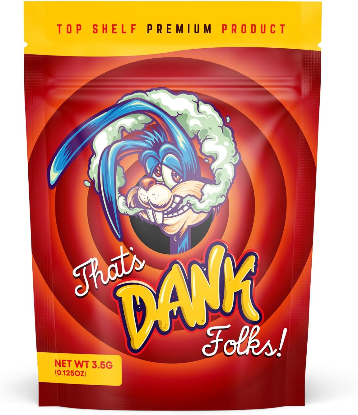 Dank - 100 x Cali Packs 3.5g bag, Aluminium Foil lined Mylar bags 3.5g ...