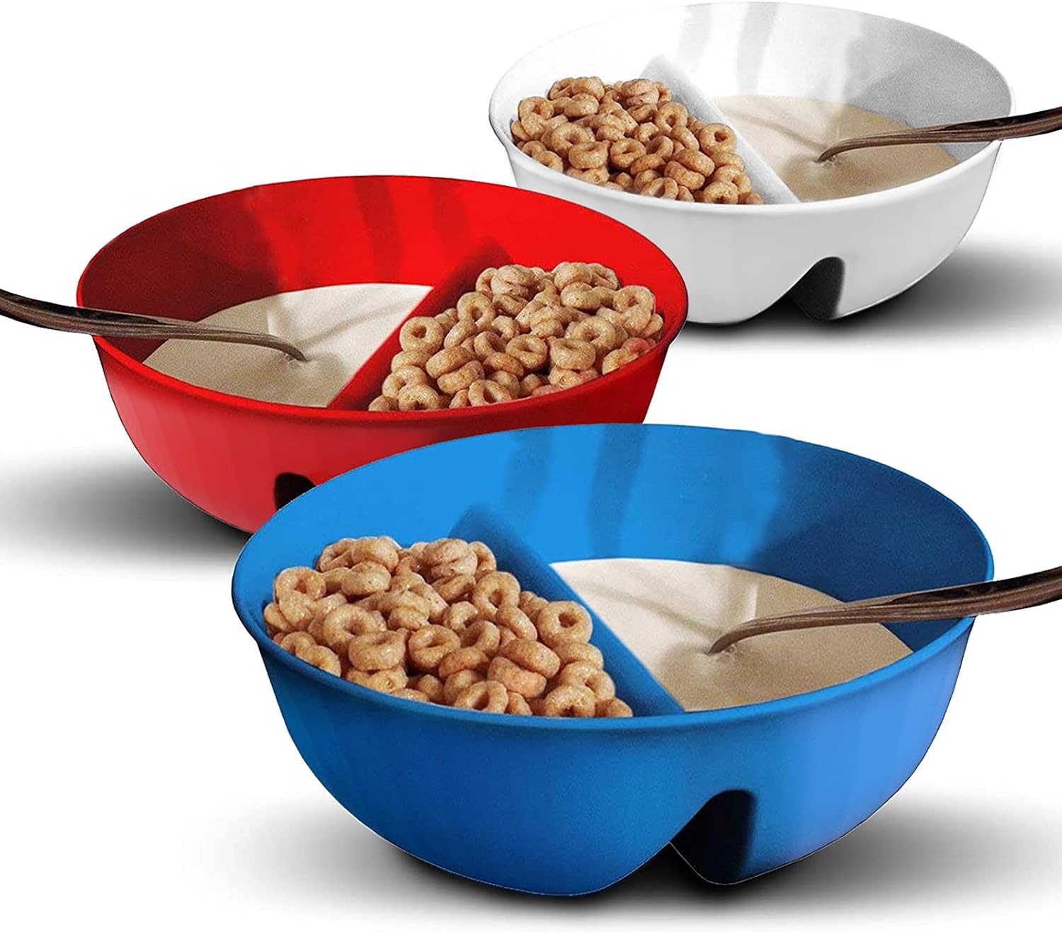 3 Pack Cereal Bowl - Keeps Cereal Fresh & Crunchy | BPA Free ...