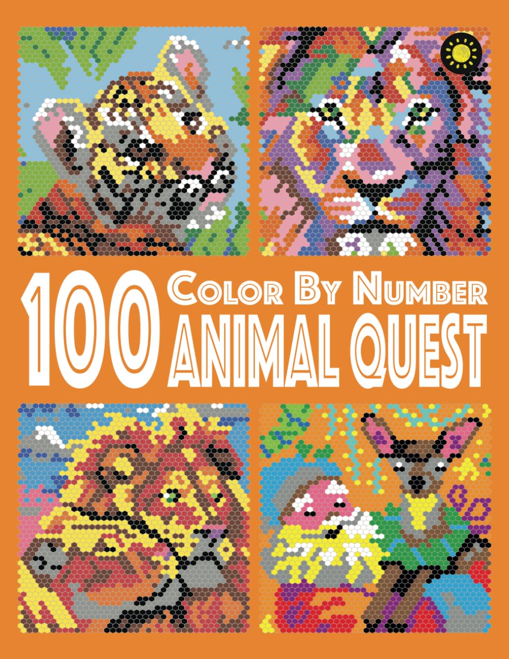 Amazon.com: 100 Animal Quest Color By Number: color quest activity book ...