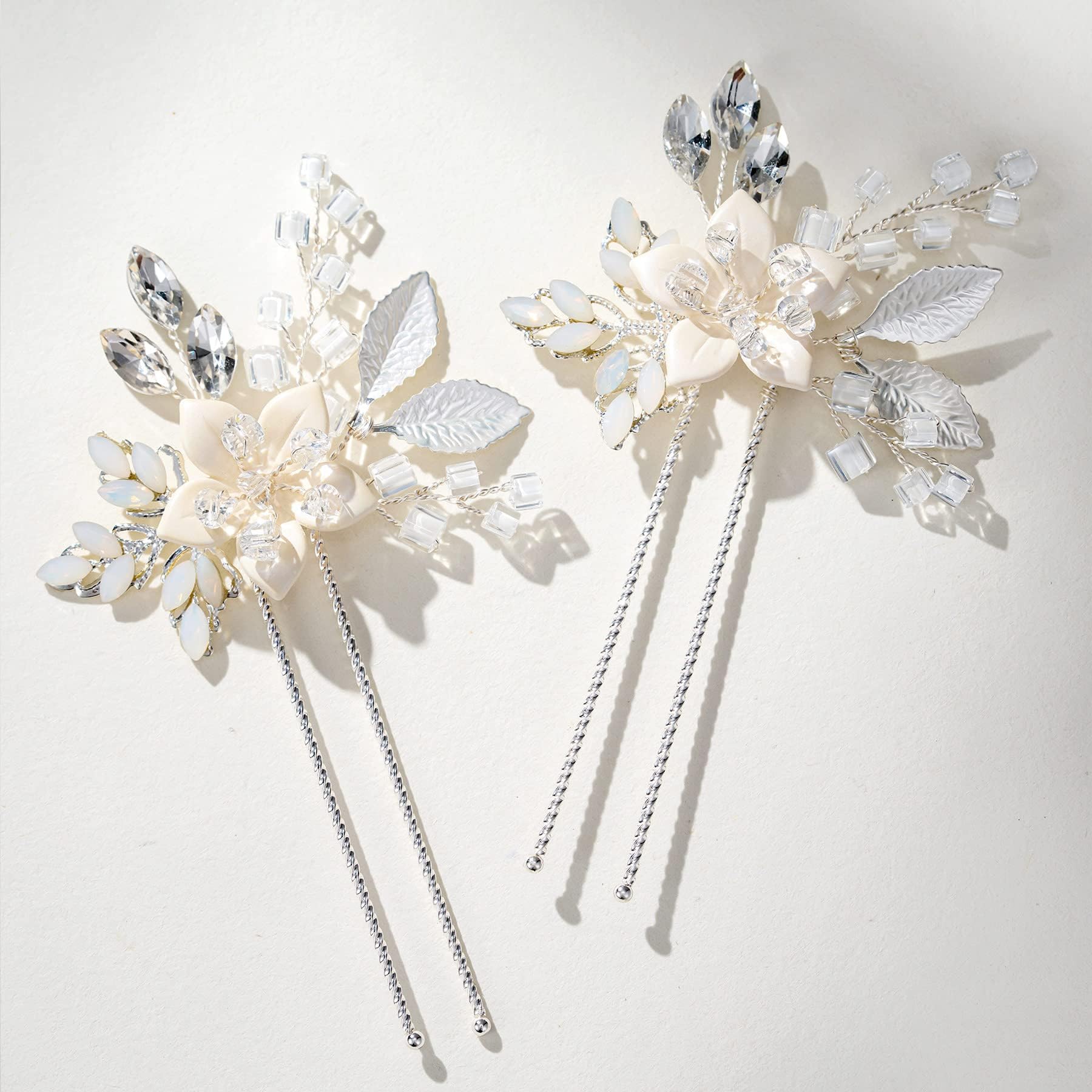 Amazon.com : Rabithenn Hotan Jade S925 Silver Hairpin with Pearl and ...