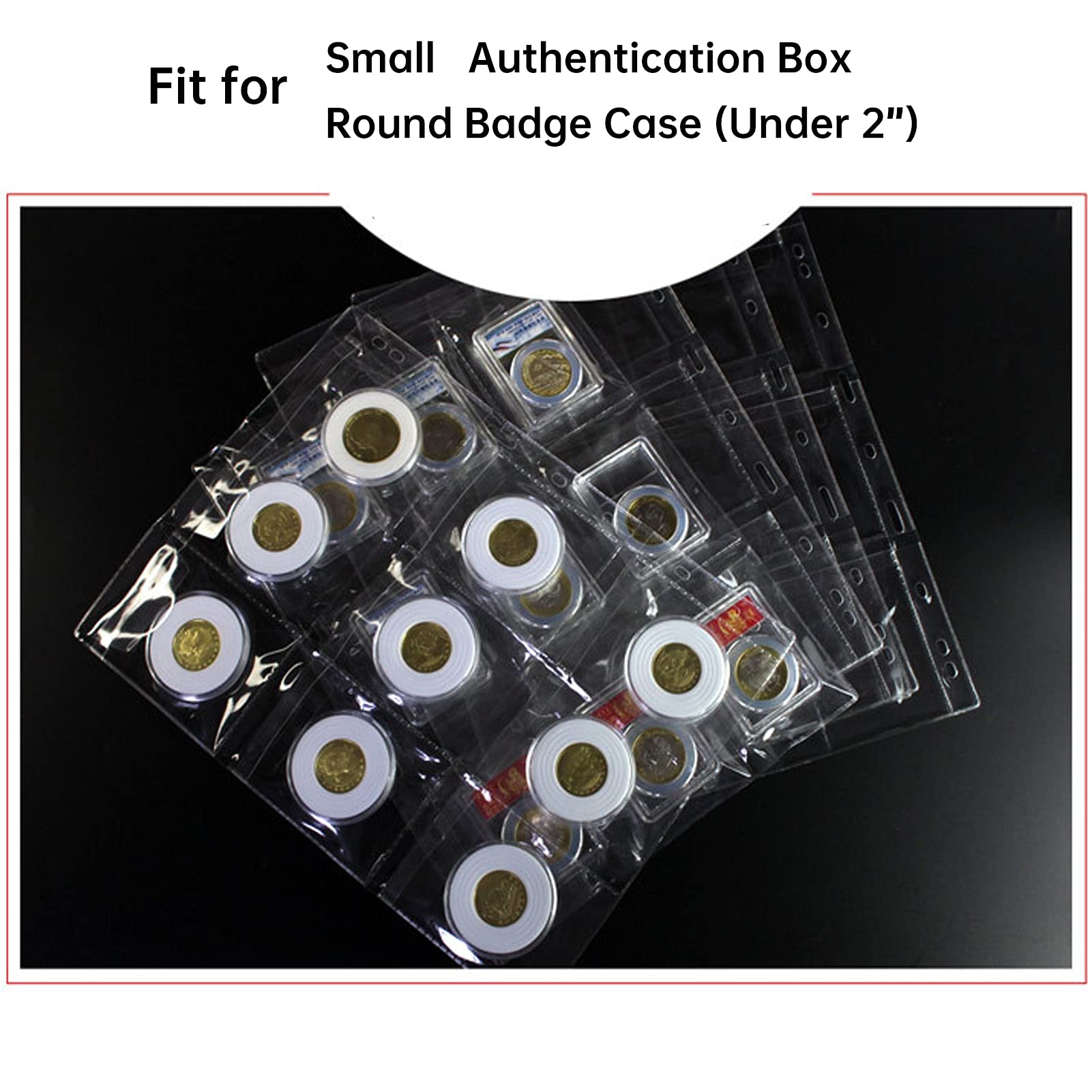 Snapklik.com : 9-Pocket Coin Sleeves, Stander 9-Holes Medallions Pages ...