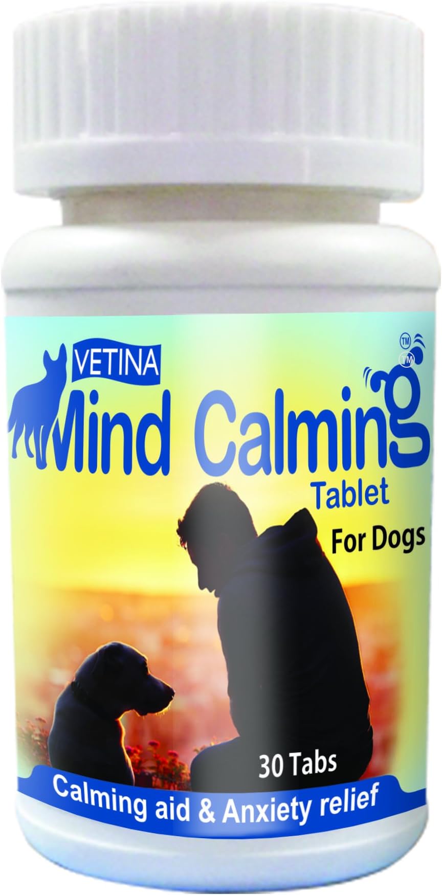 Richpet Mind Calming Tablet for Calming and Anxiety Relief, Natural ...
