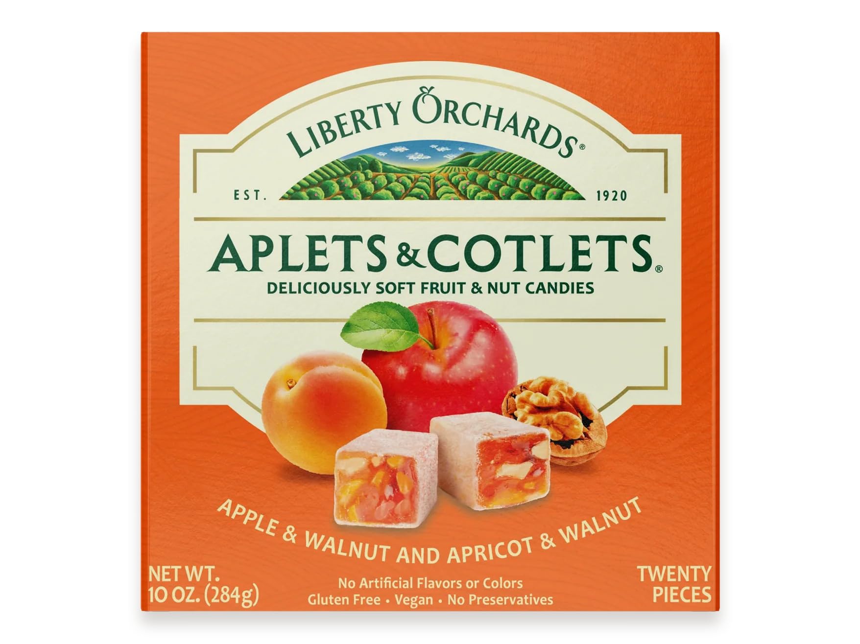 Amazon.com : Liberty Orchards Original Aplets & Cotlets - Gourmet Chewy ...