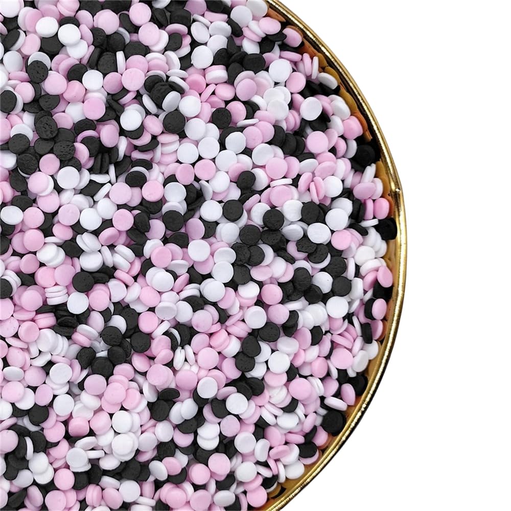 Snapklik.com : NIPEOR Rainbow Sprinkles Pink Black White Confetti ...