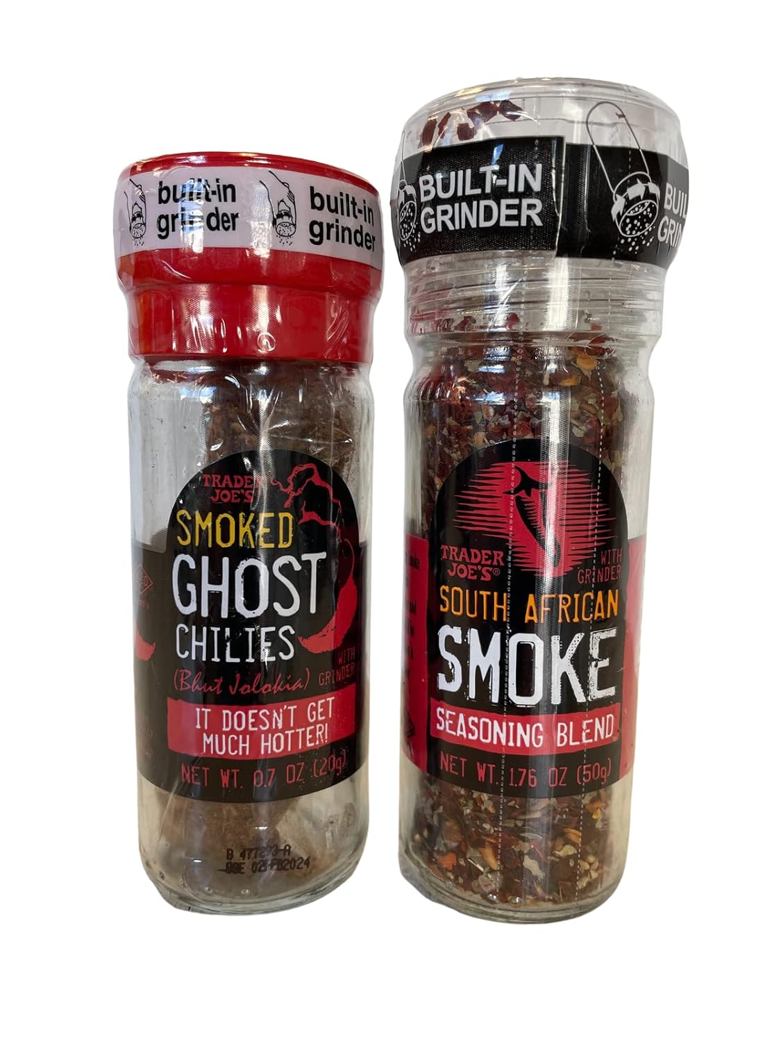 Amazon.com: Trader Joe's Kosher Spices - Smoked Ghost Chilies and South ...