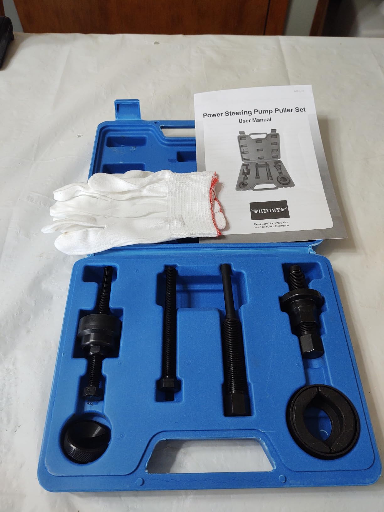 Amazon.com: HTOMT Power Steering Pump Pulley Removal Tool,Power ...