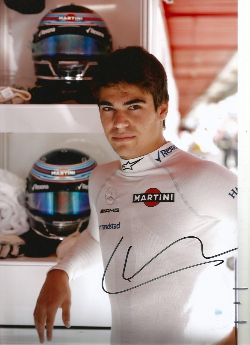Amazon.com: Lance Stroll FORMULA ONE WILLIAMS 2017 autograph, In-Person ...