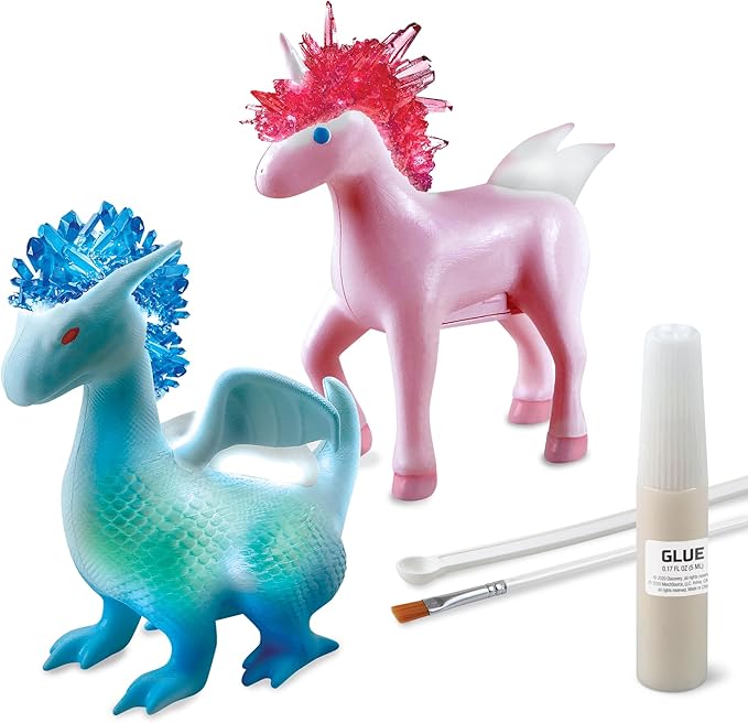 Amazon.com: Discovery™ Dragon & Unicorn Crystal Grow Kit, DIY STEM ...
