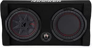 Amazon.com: Kicker 48TRTP102 TRTP 10-inch Thin Down Firing Subwoofer and Passive Radiator ...