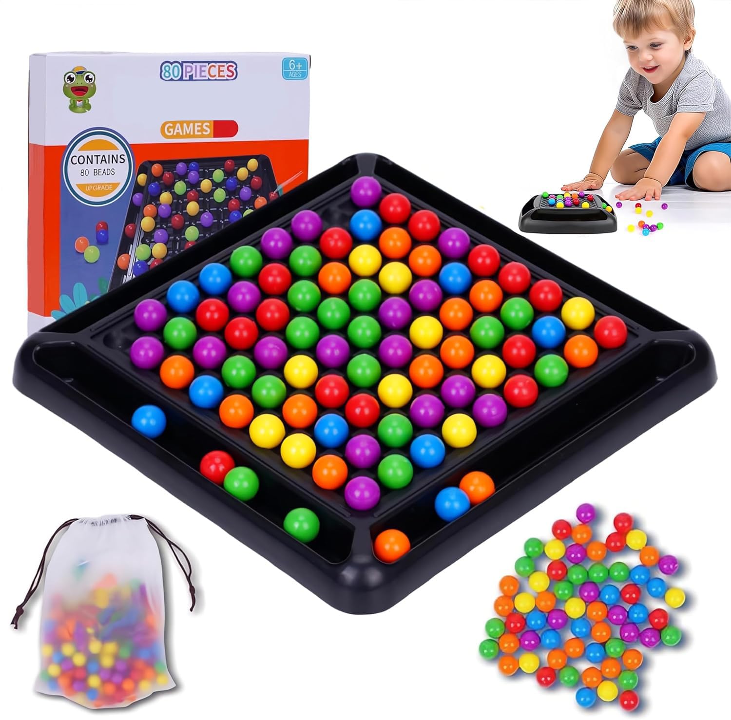 Intellectual Chessboard,Intellectual Chess Board,80 Pcs Ball Games ...