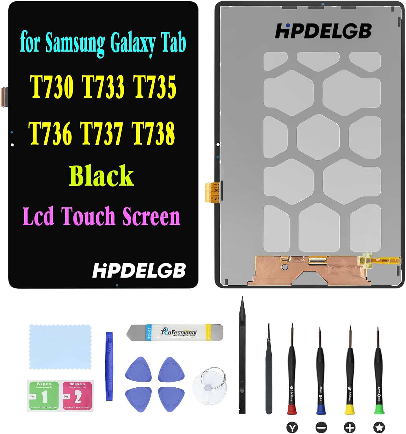 Amazon.com: HPDELGB for Samsung Galaxy Tab S7 FE 12.4 SM-T733 T733 ...