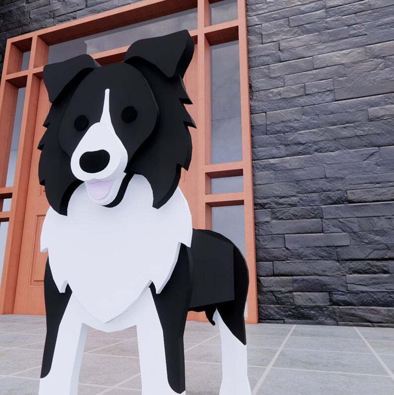 Amazon.com : Dog Planter Scottish Shape Animal Flower Pot Dog planters ...