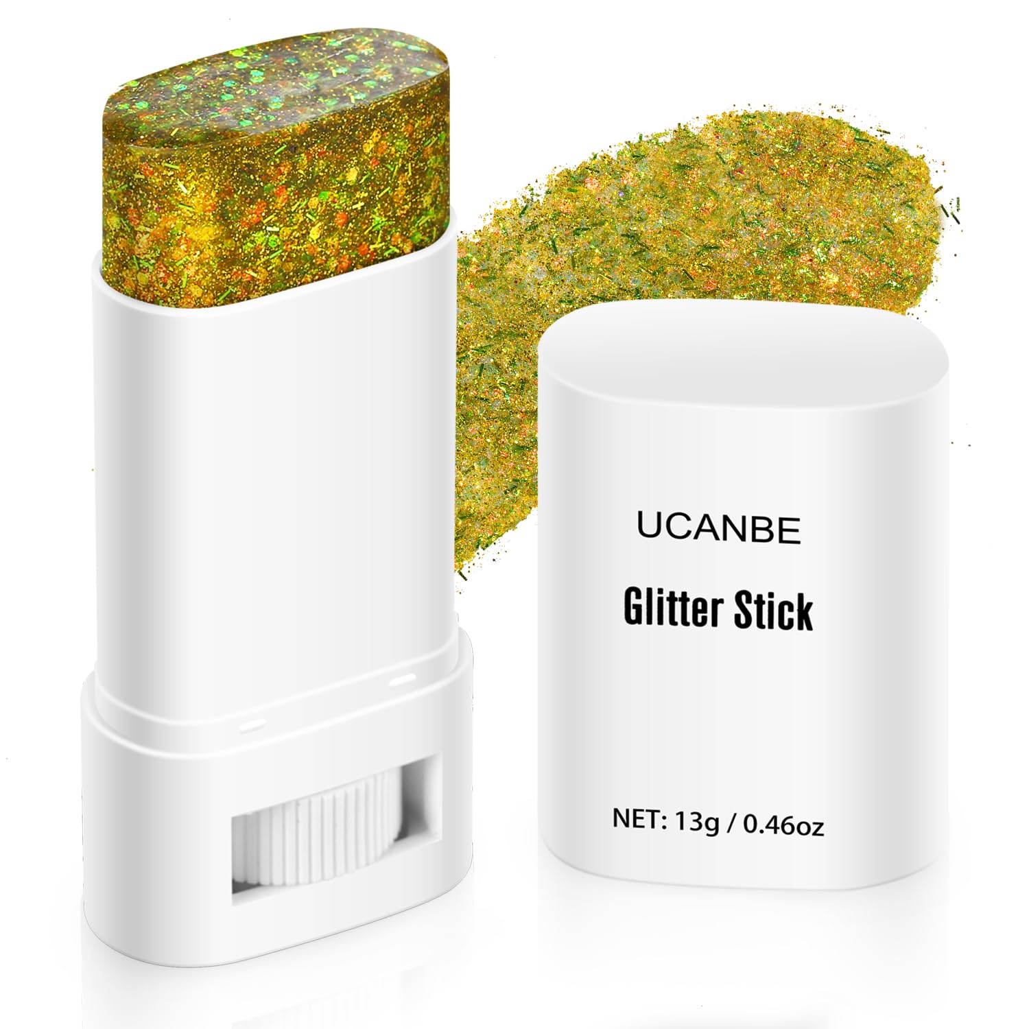 Amazon.com : UCANBE Gold Body Glitter, Face Glitter Stick for Singer ...