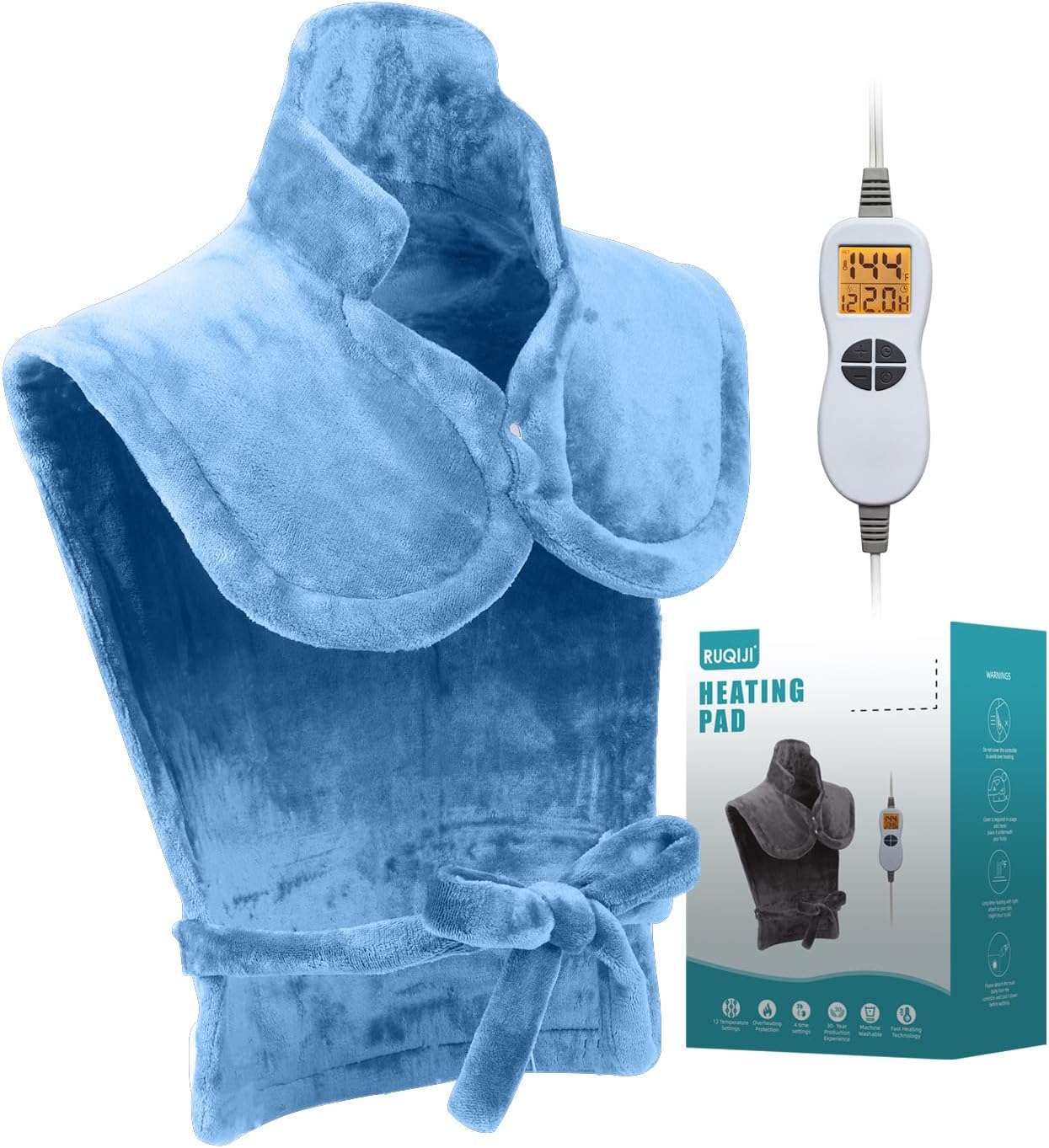 Amazon.com: Heating Pads for Back Pain Relief,Wearable Electric Heating ...