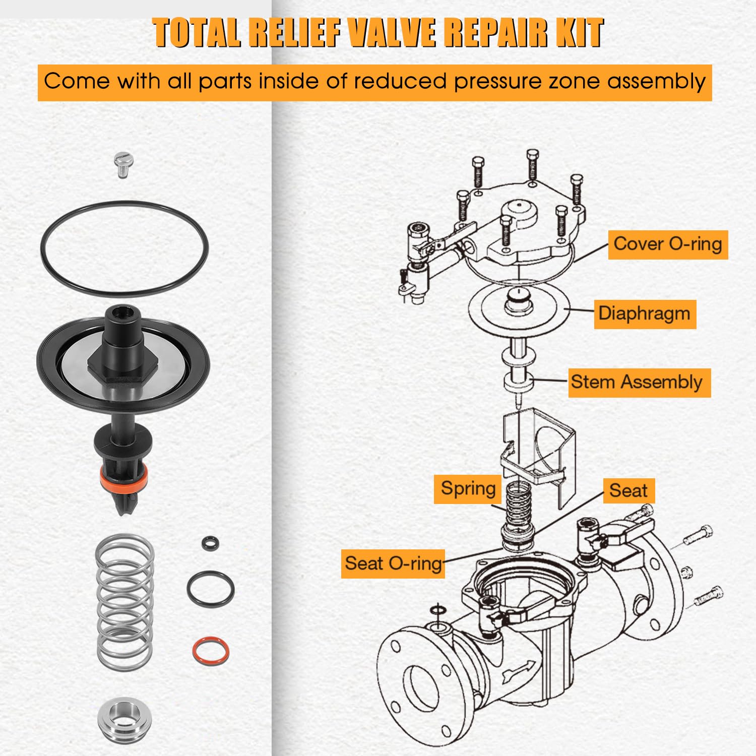 Backflow Valve Parts Diagram LF825YA FS 2" LF825YA Backflow