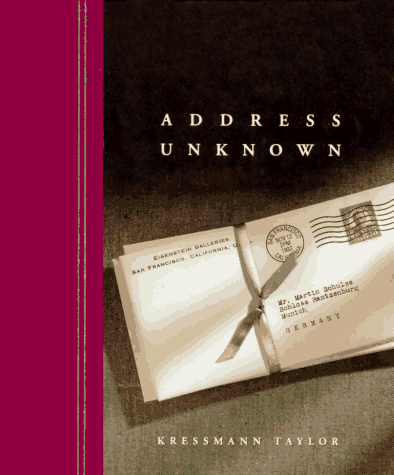 『Address Unknown』｜感想・レビュー - 読書メーター