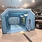 Amazon.com: VEVOR Portable Paint Booth, Larger Spray Paint Tent with ...