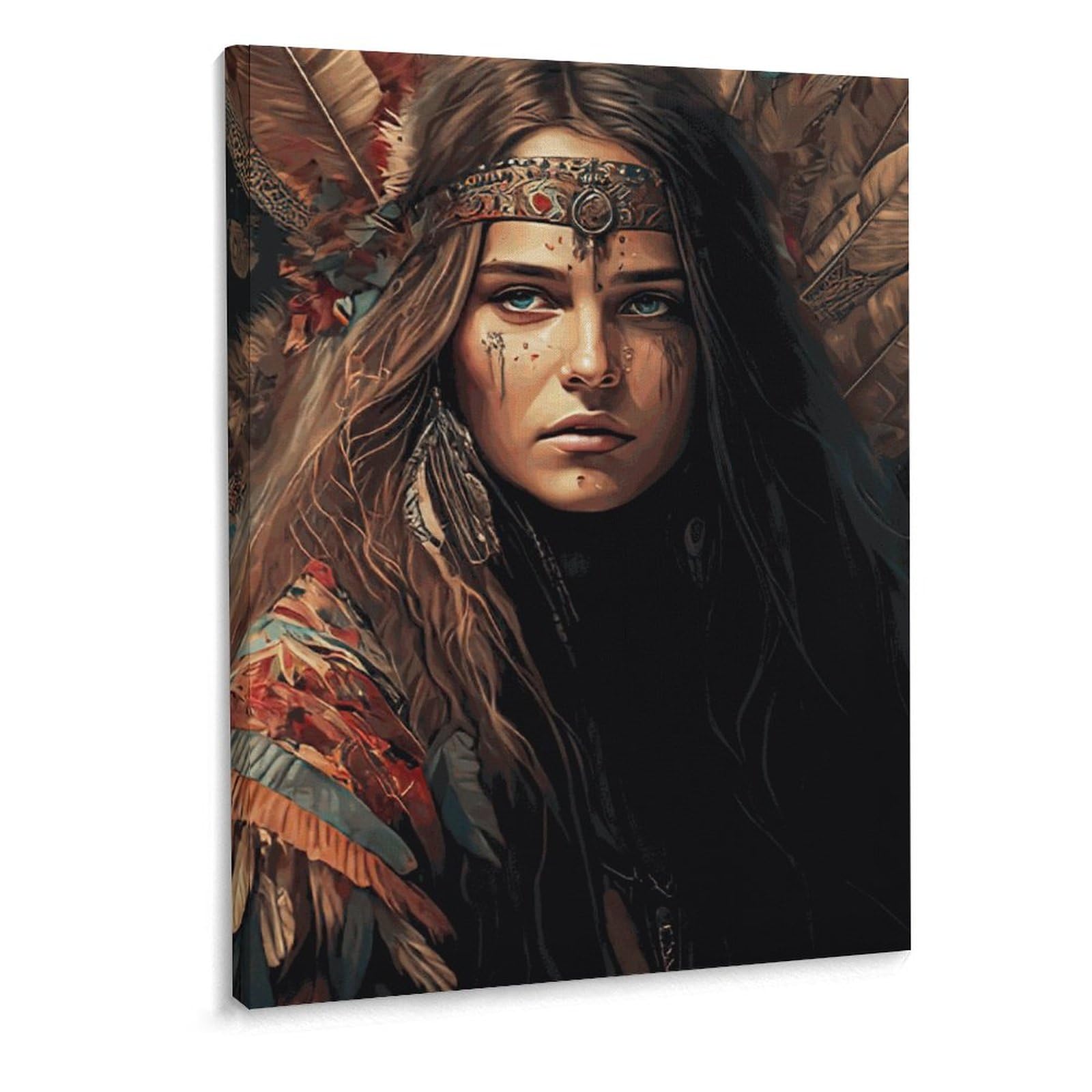 Native American Princess Warrior Indian Princess Waiting For The