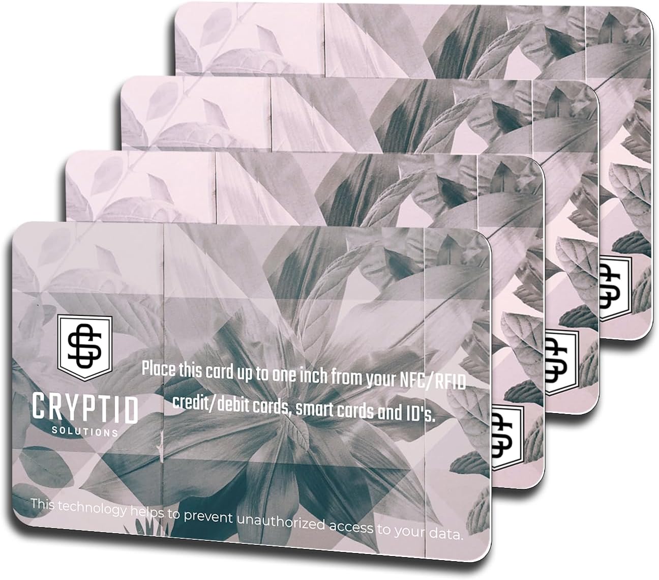 Amazon.com: Cryptid Solutions RFID Blocking Cards 4 Pack - Slim ...