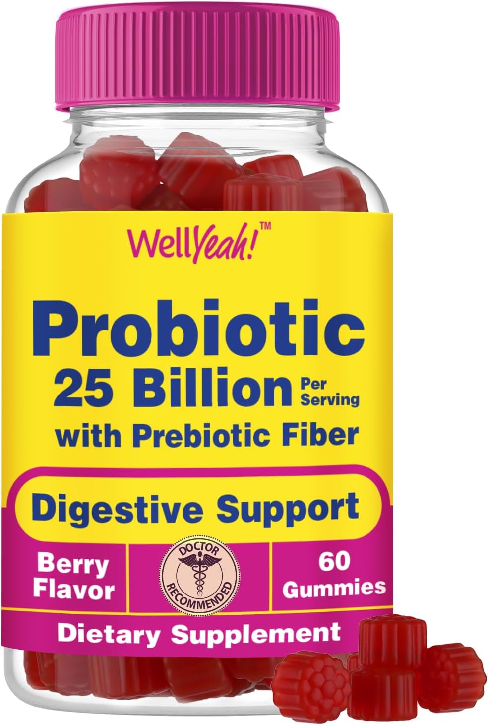 Amazon.com: OLLY Probiotic Gummy, 1 Billion CFUs, Immune and Digestive ...