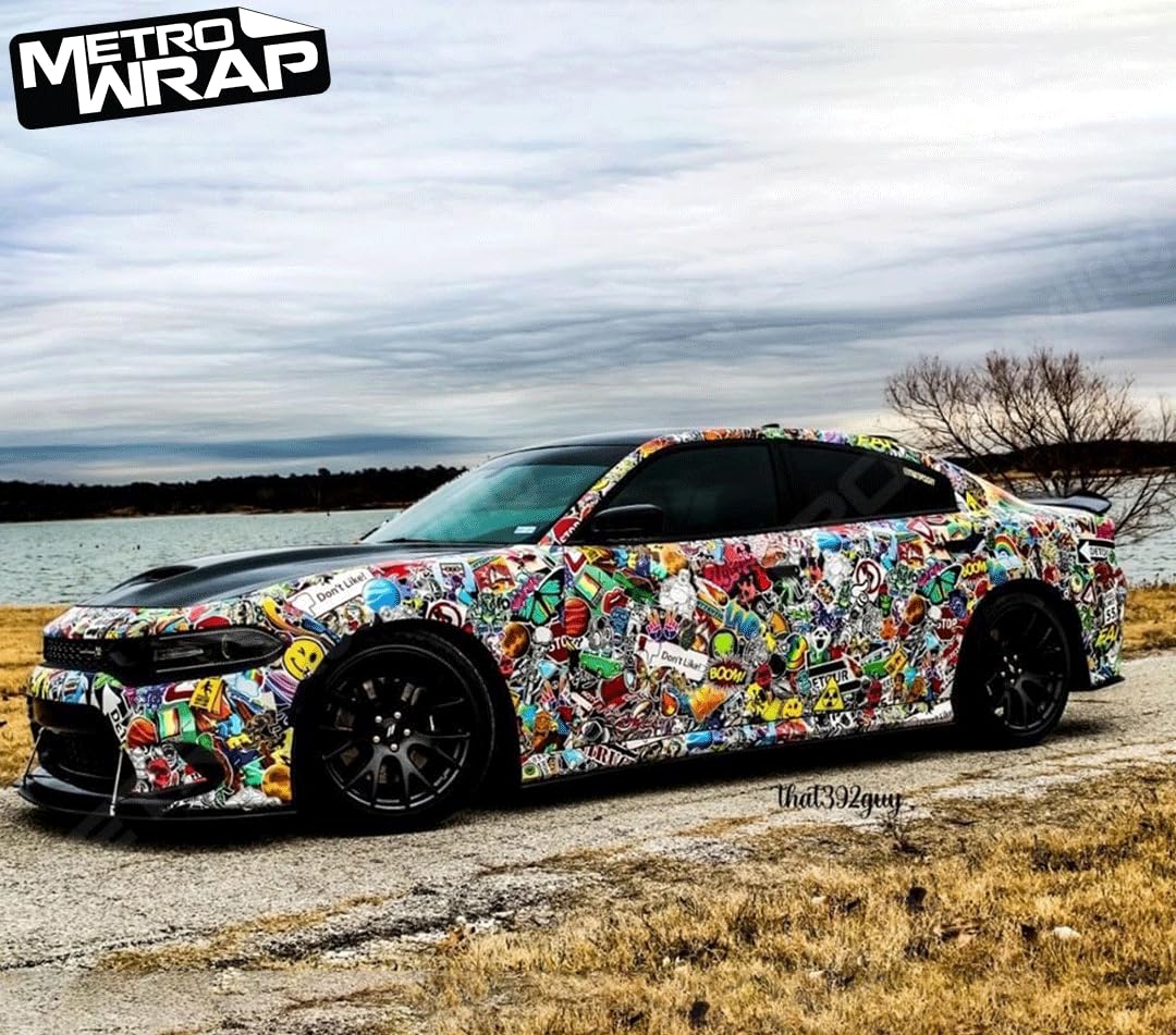 Sticker Bomb Car & Truck Window Wraps Motorcycle Sticker Bomb Vinyl ...