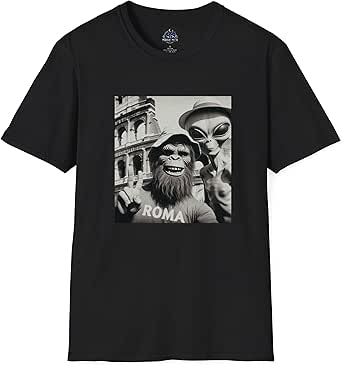 Roman Colosseum Rome Italy Souvenir Italy Tourist Funny Bigfoot Shirt ...