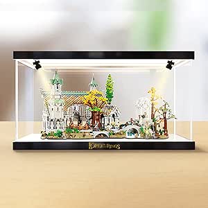 Amazon.co.jp: Acrylic Display Case for Lego 10316 Glen Livendel Castle ...