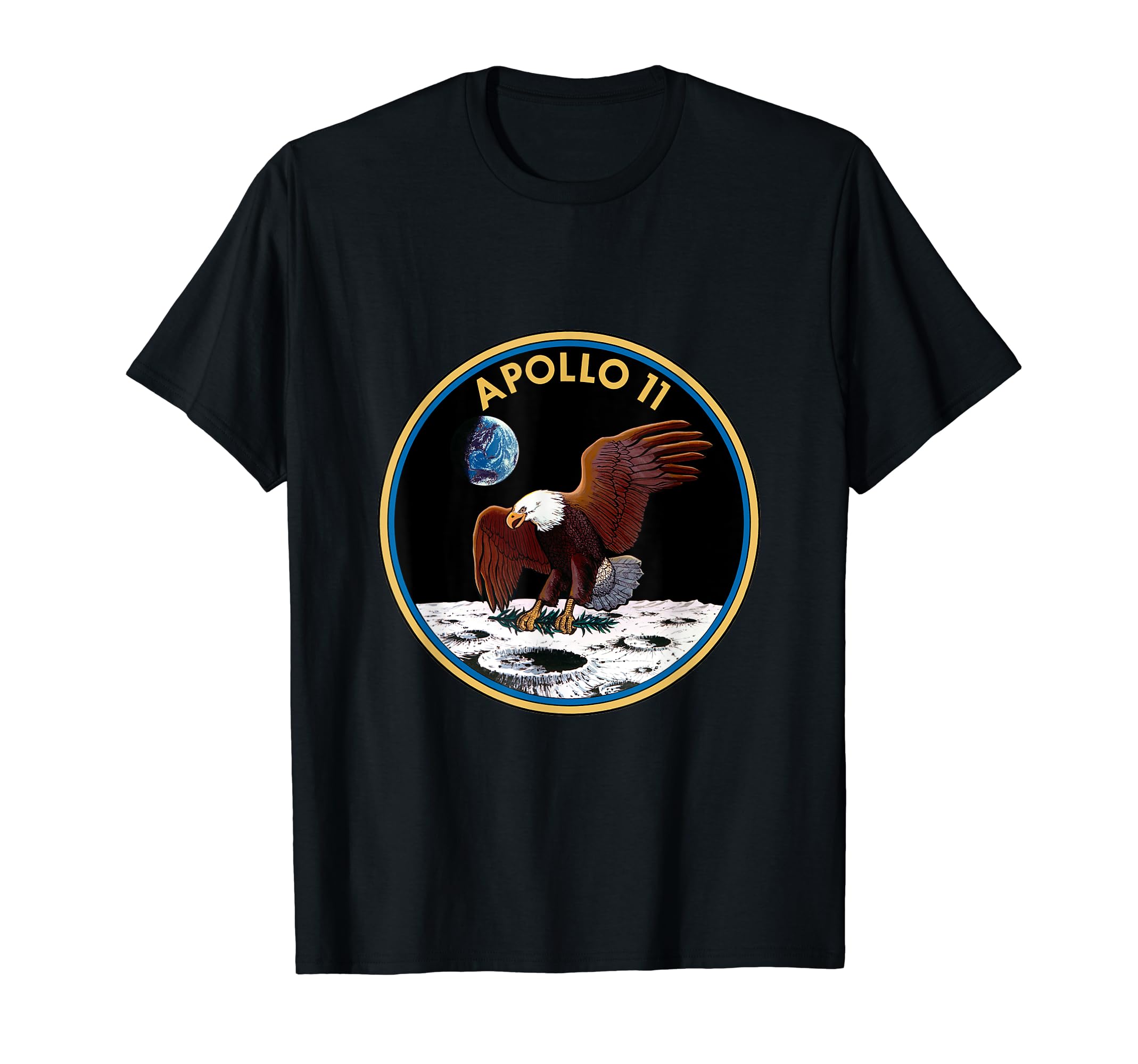 Amazon.com: Apollo 11 T-Shirt Apollo's 50th Anniversary - Large Logo ...