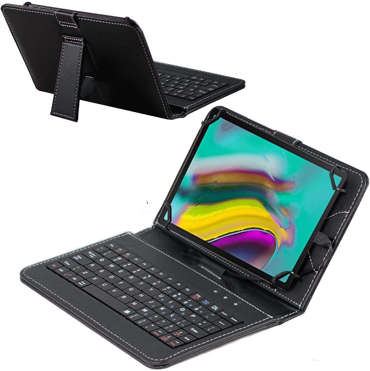 Navitech Black Keyboard Case Compatible with TOSCiDO Tablet 10 Inch ...